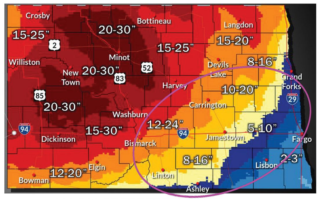 Storm expected to bring significant snow | News, Sports, Jobs - Minot ...